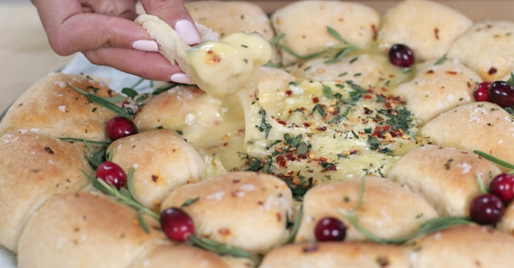 Fondue Cheese Bread Roll Wreath | POPSUGAR Food