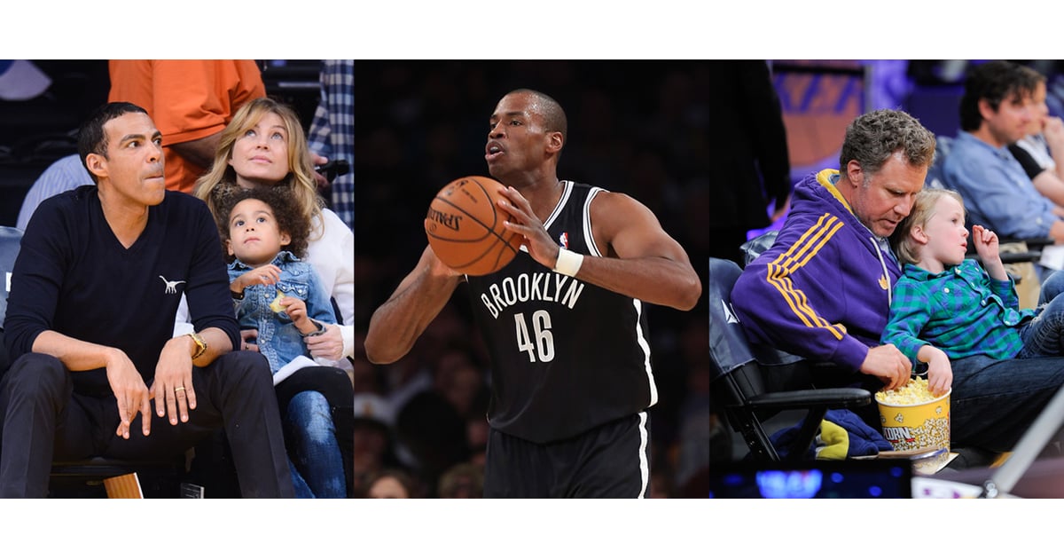 Jason Collins's First Brooklyn Nets Game | POPSUGAR Celebrity