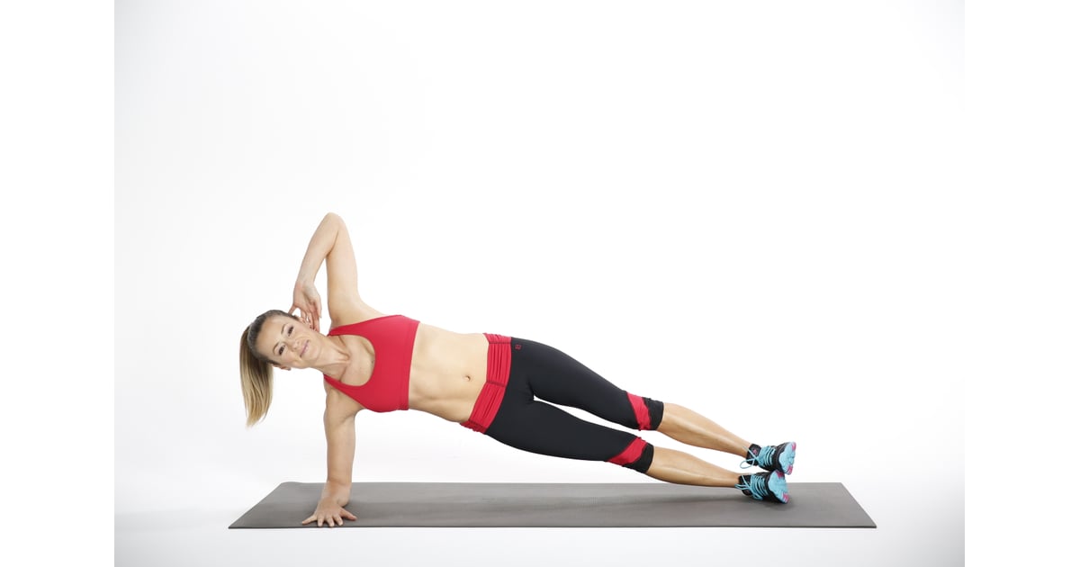 Side Plank (Right) | 4-Move Bodyweight Ab Workout | POPSUGAR Fitness ...