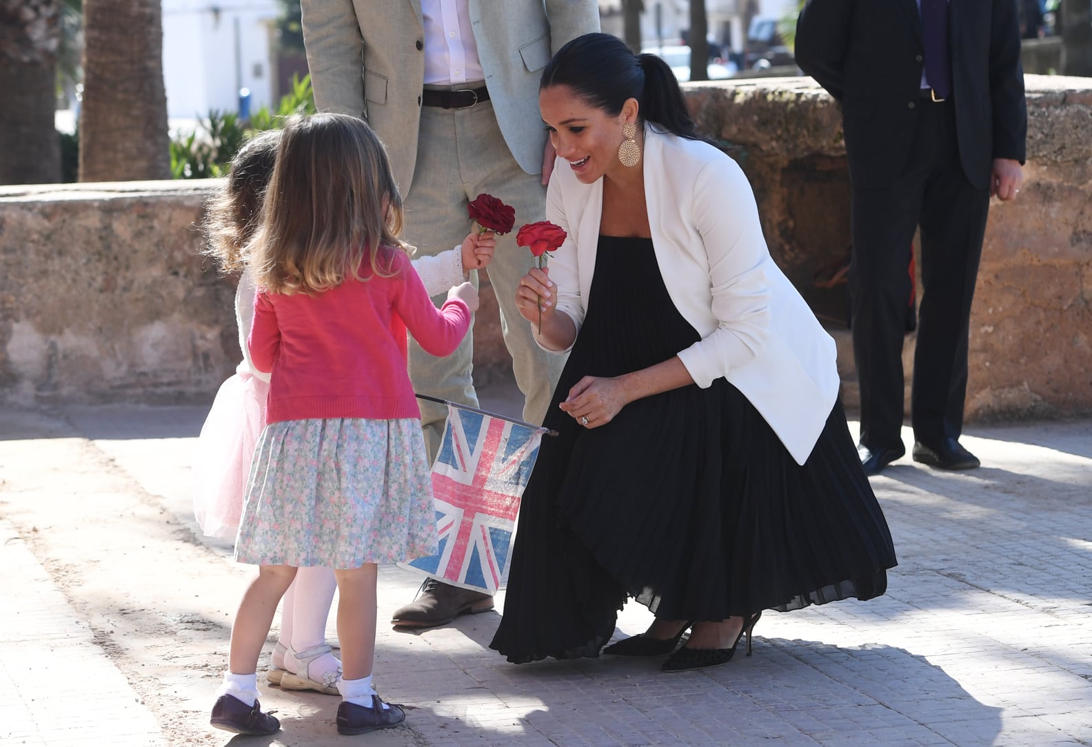 Meghan Markle's Polka-Dot Manolo Blahnik Heels | PS Fashion