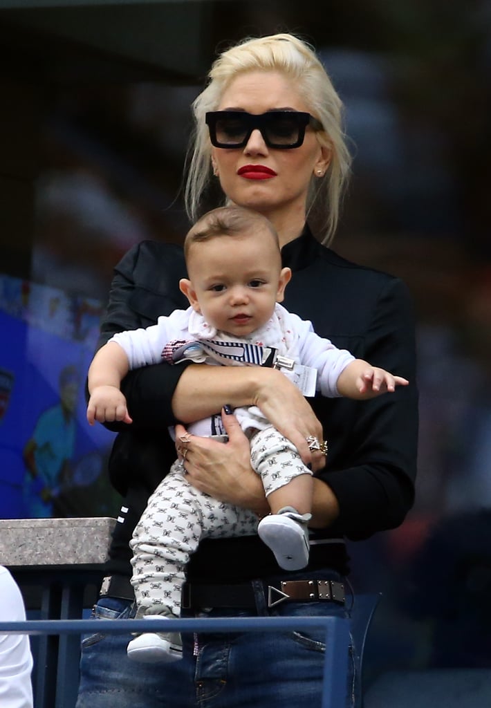 Gwen Stefani and Apollo Rossdale at the US Open | Photos | POPSUGAR ...