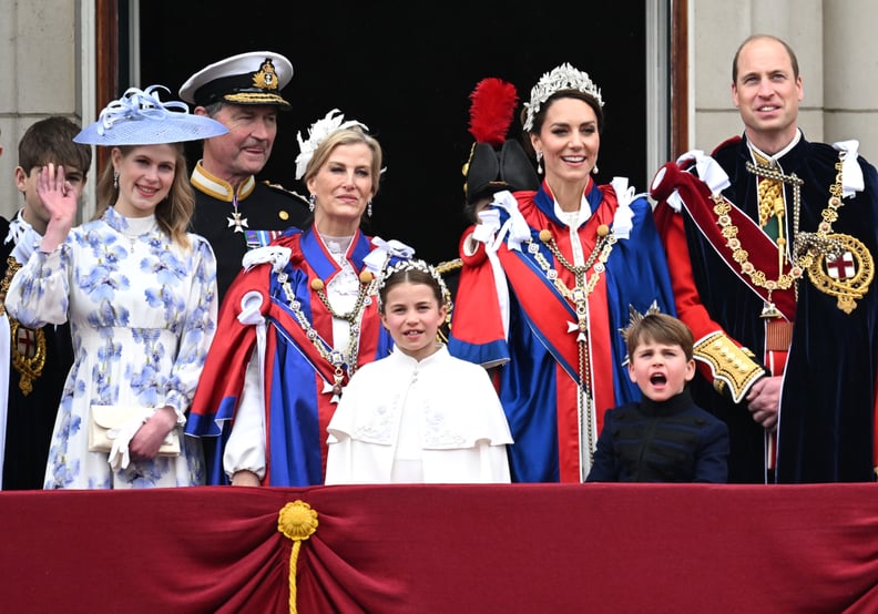The Royal Family on the Balcony at the King's Coronation | POPSUGAR ...
