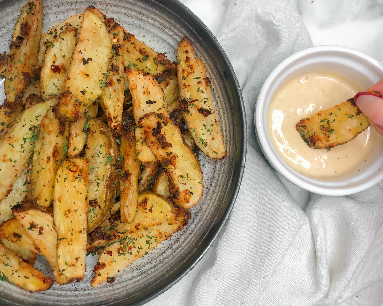 Easy Potato Wedges Recipe With Photos | PS Food