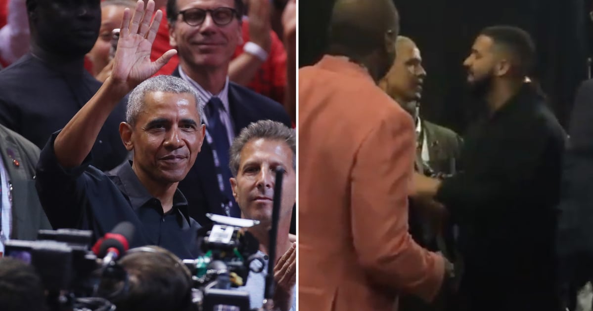 Barack Obama and Drake at the 2019 NBA Finals | POPSUGAR Celebrity