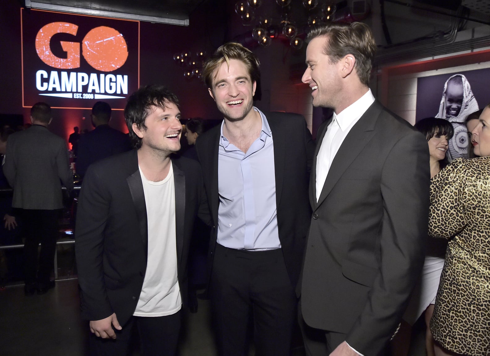Robert Pattinson and Rami Malek at Go Gala Pictures | PS Celebrity