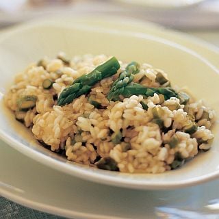 Risotto with Scallops and Asparagus