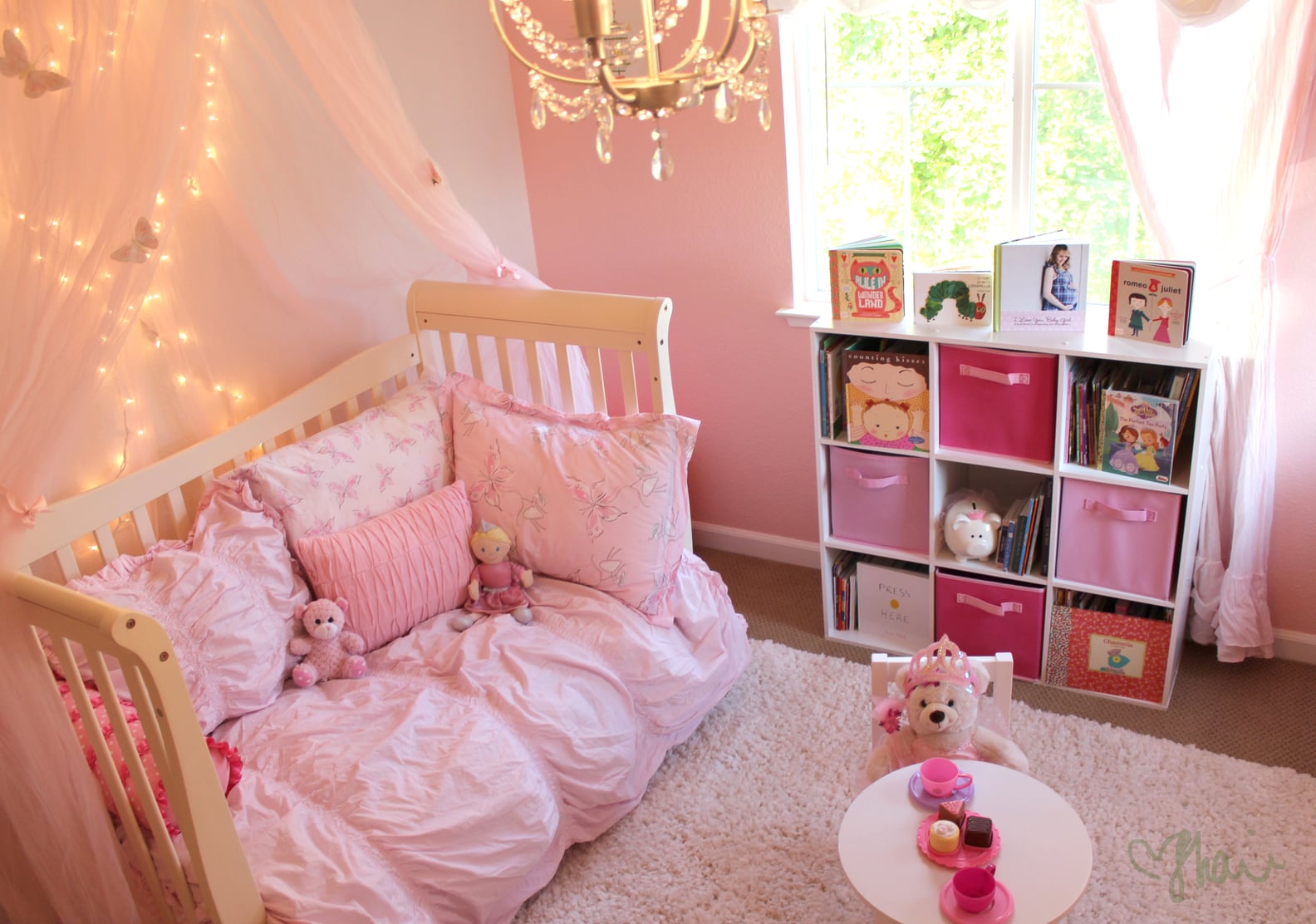 Pink Princess Butterfly Room For Girls | PS Family