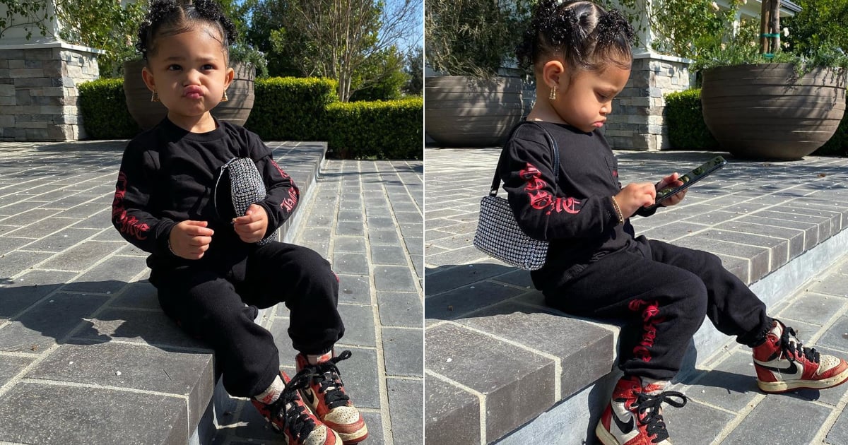 Stormi Webster Carrying Alexander Wang Bag on Instagram | PS UK Style