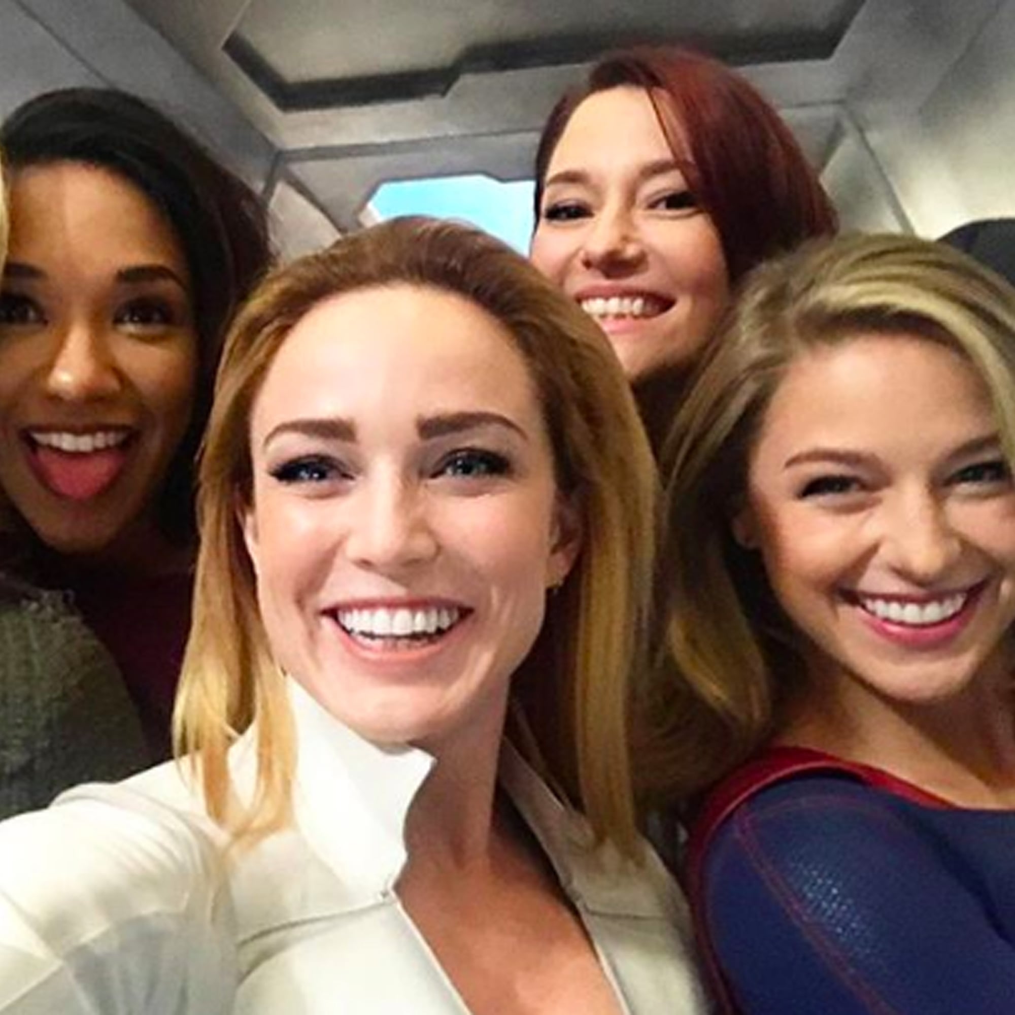 Photos of The Flash, Supergirl, and Arrow Cast Hanging Out | POPSUGAR ...