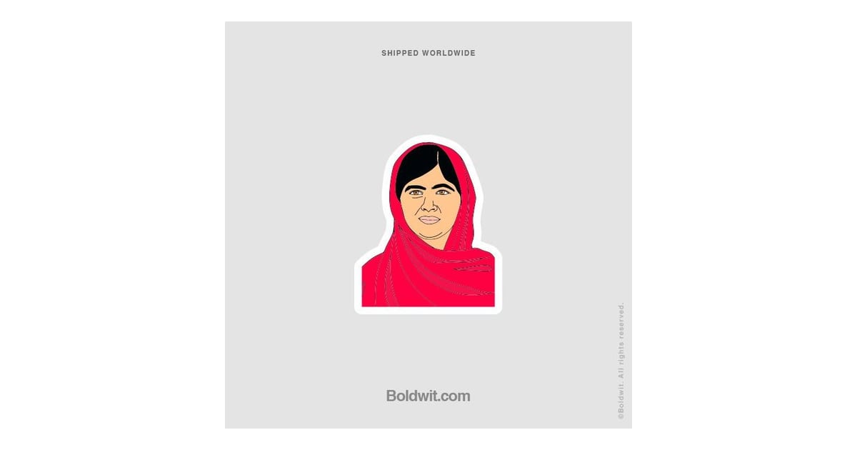 Malala Yousafzai Sticker | Famous Women in History Gifts | POPSUGAR ...