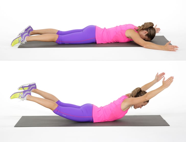 Superman | Bodyweight and Dumbbell Exercises | POPSUGAR Fitness UK ...