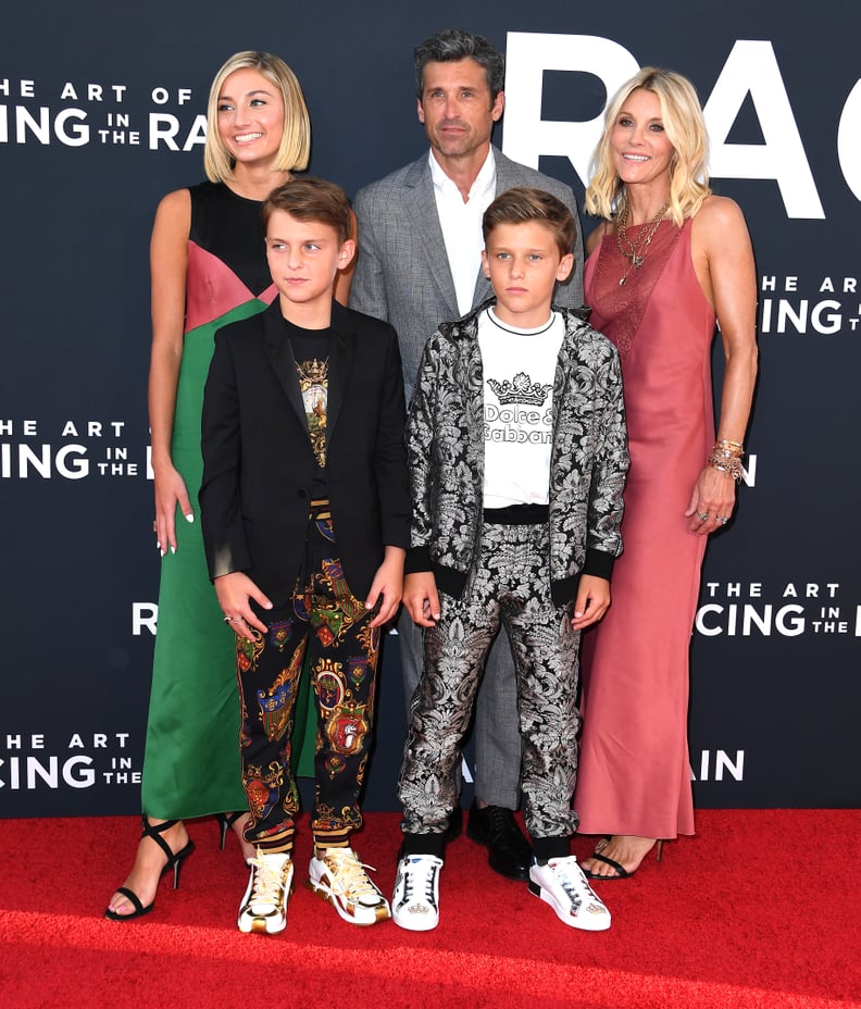 Patrick Dempsey Family at Racing in the Rain Premiere Photos | PS Celebrity