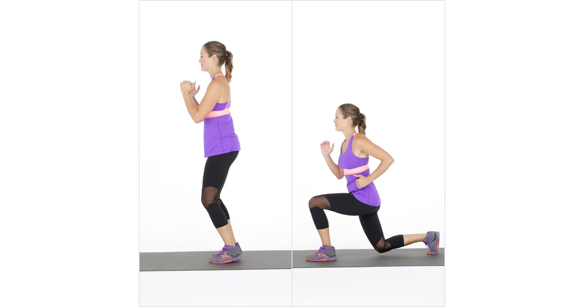 Alternating Lunge Jump | No-Run Cardio Workout | 20 Minutes | POPSUGAR ...