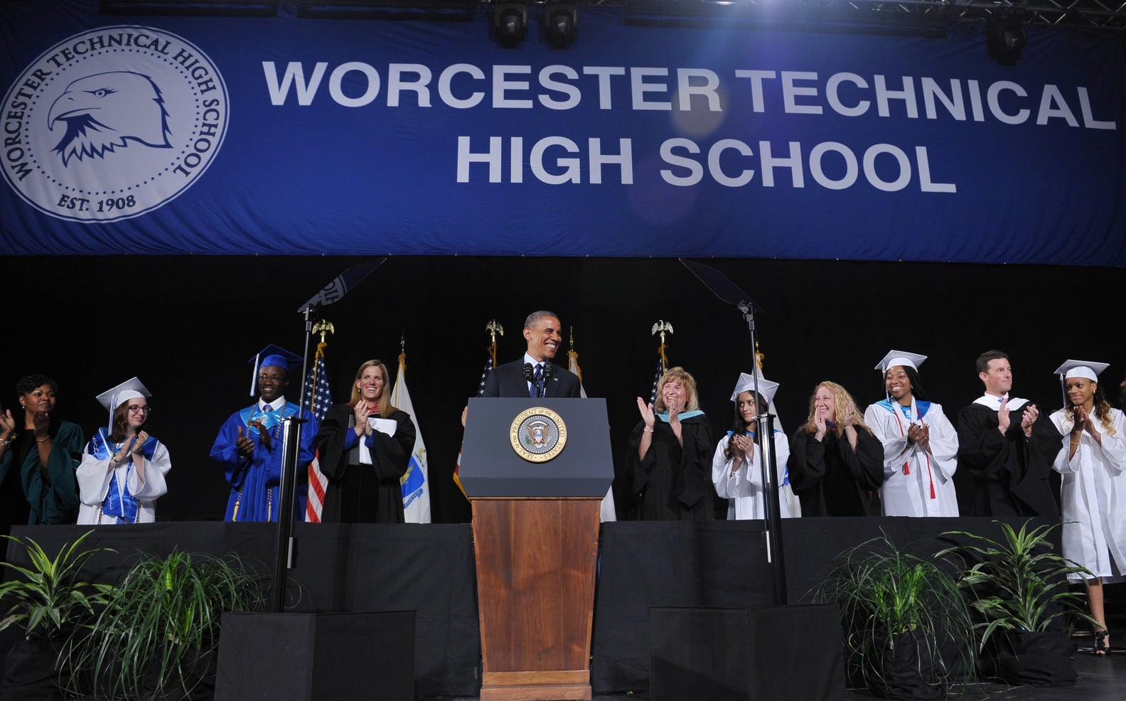 Obama's Graduation Speech at Worcester Technical High School | PS Celebrity