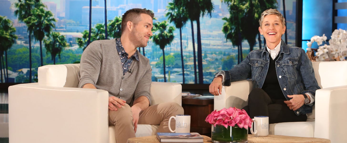 Ryan Reynolds The Ellen DeGeneres Show February 2016 | PS Celebrity