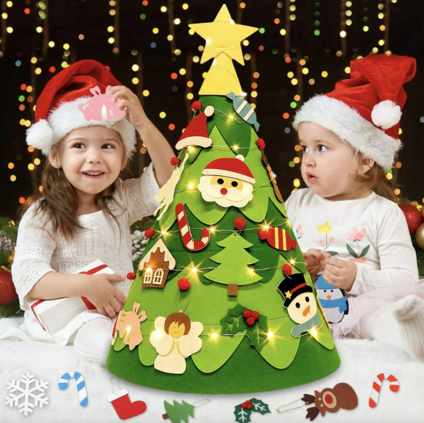 Christmas Tree Pictures For Kids 45 Easy DIY Christmas Ornaments For