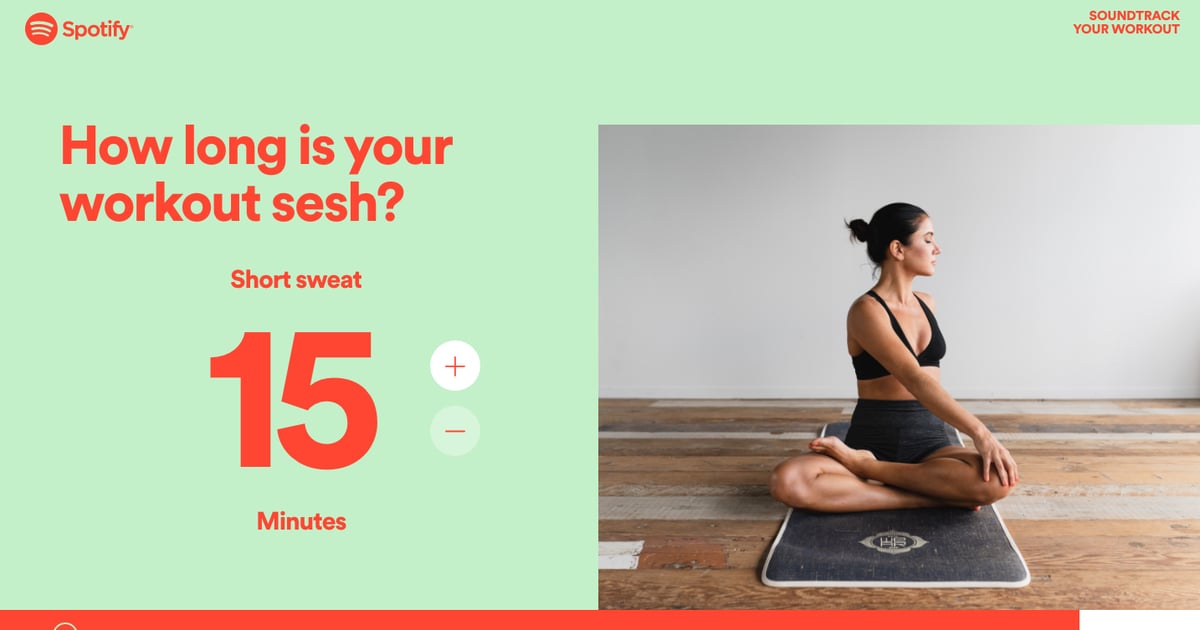 Spotify's Soundtrack Your Workout Creates Custom Playlists | POPSUGAR ...
