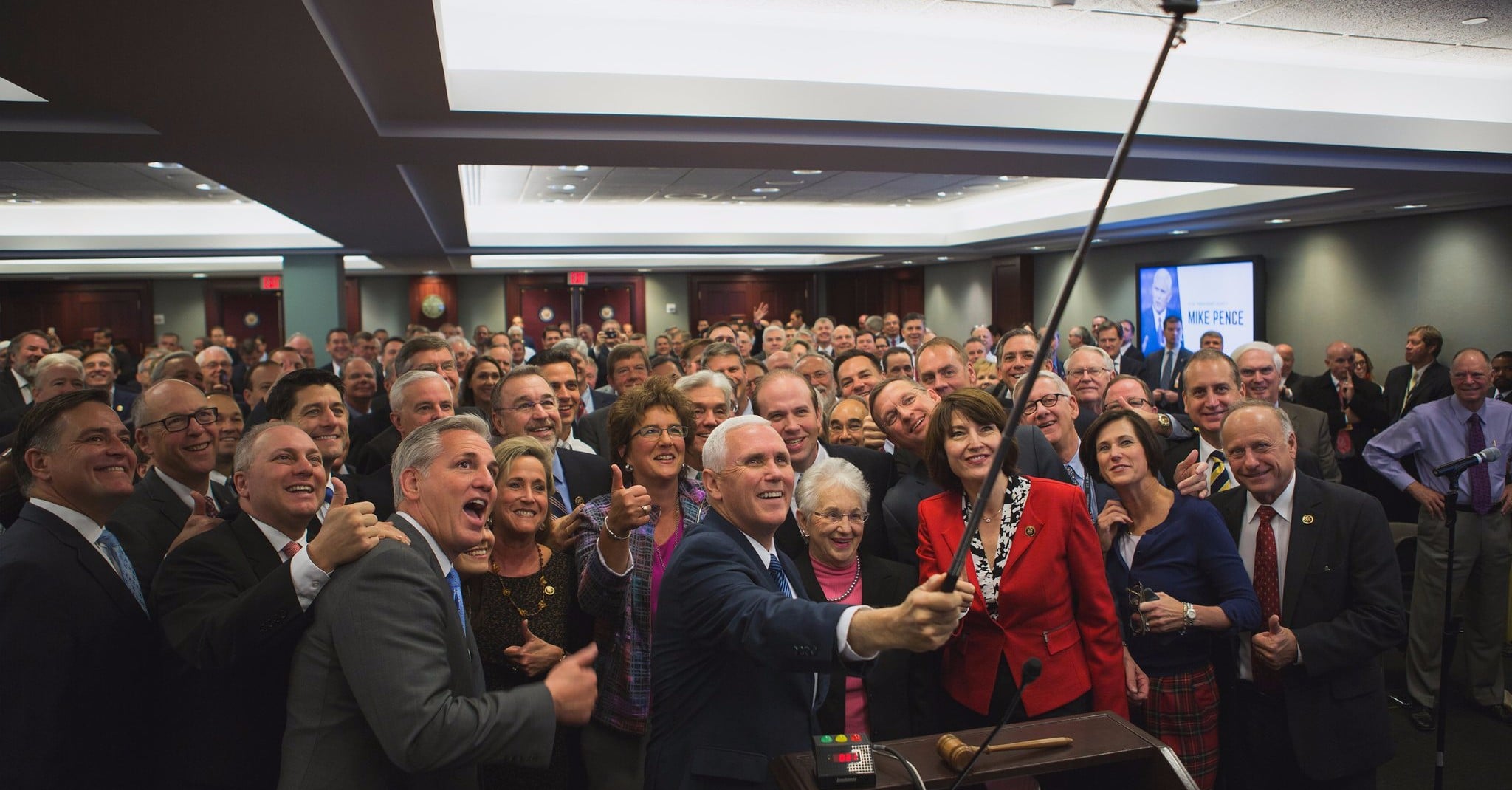 Mike Pence's Selfie With House Republicans | PS News