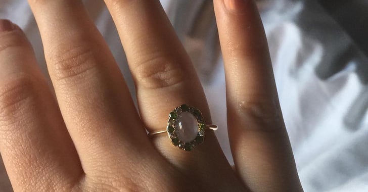 Lena Dunham's Anniversary Ring | POPSUGAR Fashion