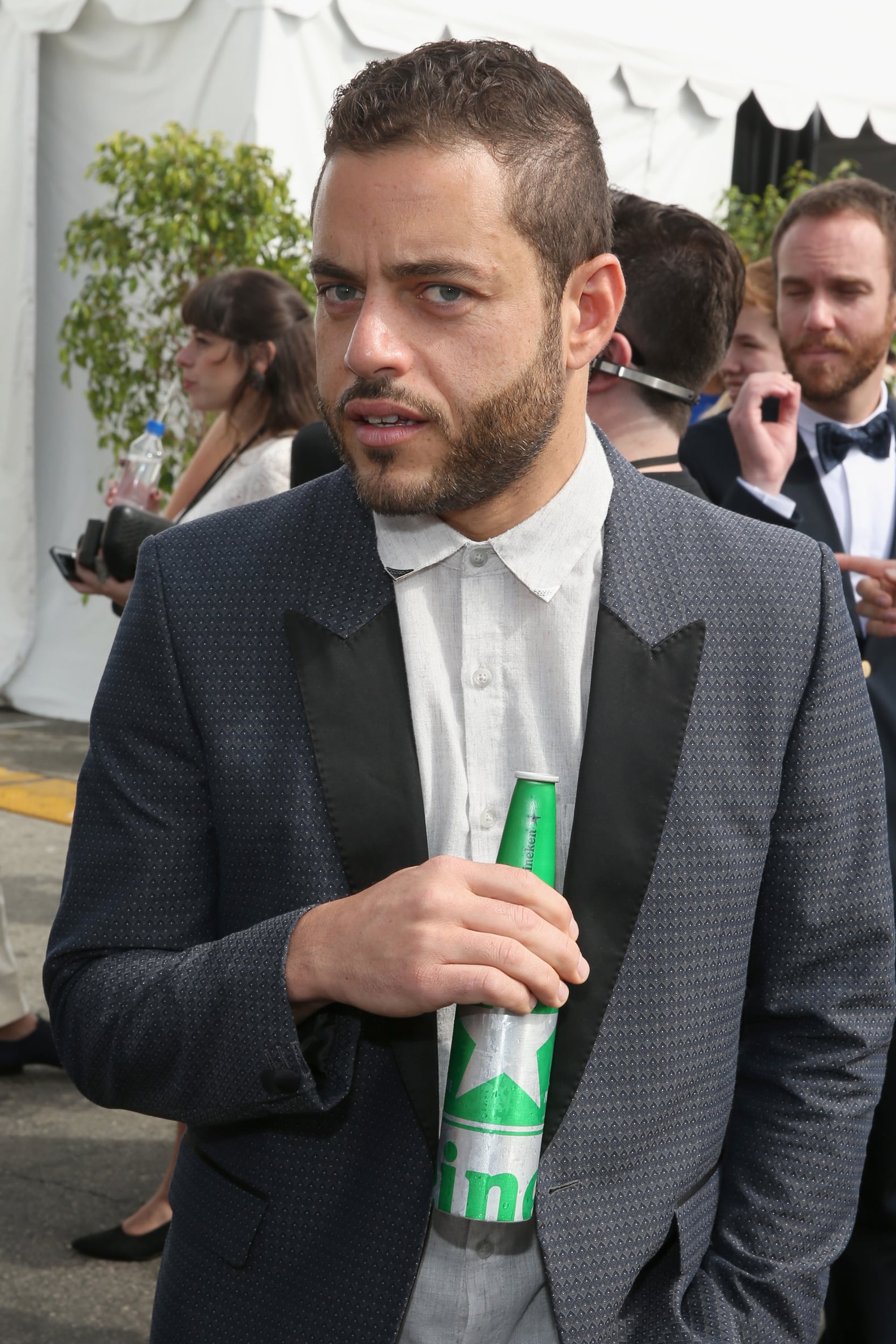 Rami Malek With Twin Sami Pictures | PS Celebrity