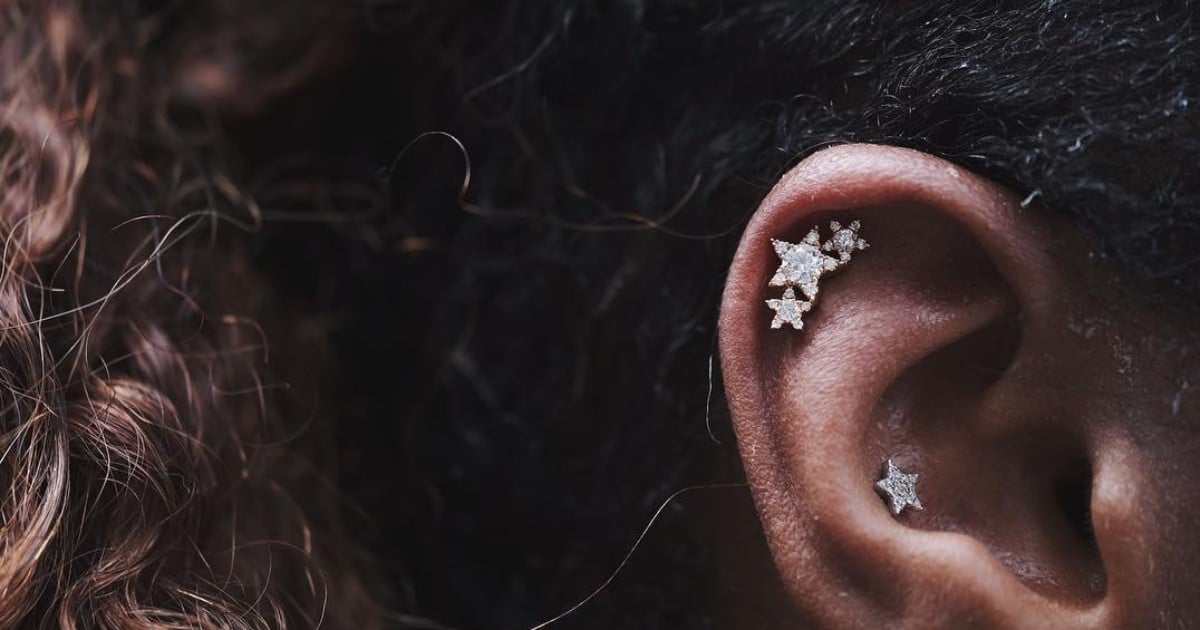 Triple Ear Piercings Are Trending Everywhere Right Now | PS Beauty
