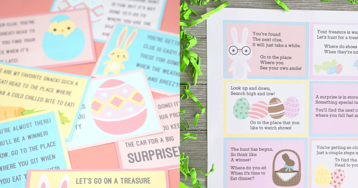 Free Printable Easter Scavenger Hunts | POPSUGAR Family