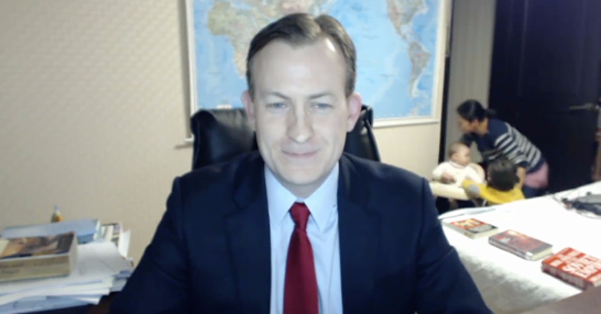 Kids Interrupt Dad's BBC Interview | PS Family