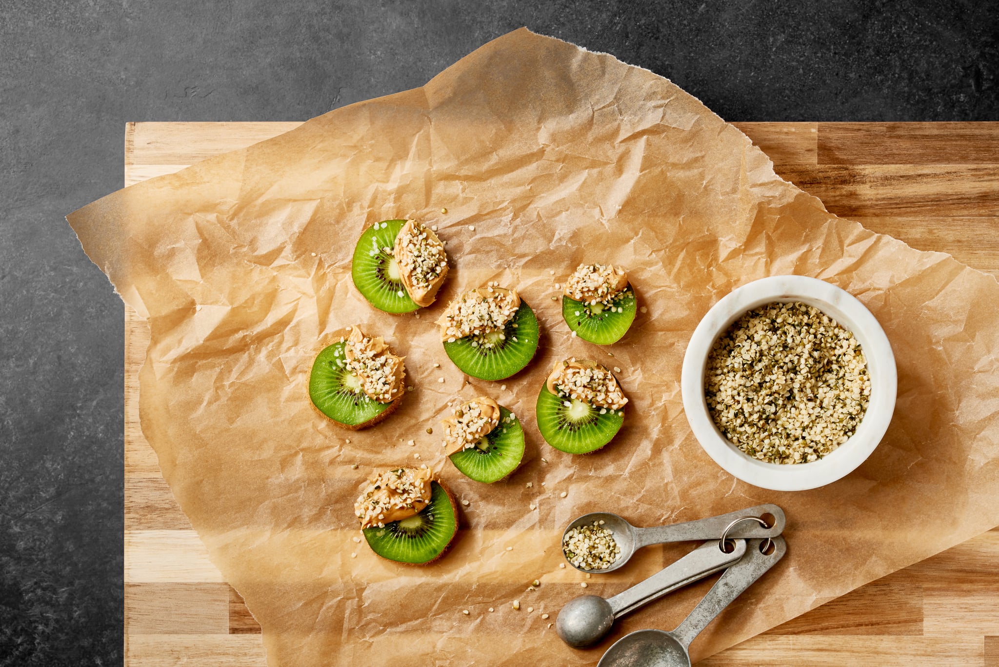Mini Peanut Butter Hemp Kiwi PB Bites Recipe | POPSUGAR Fitness