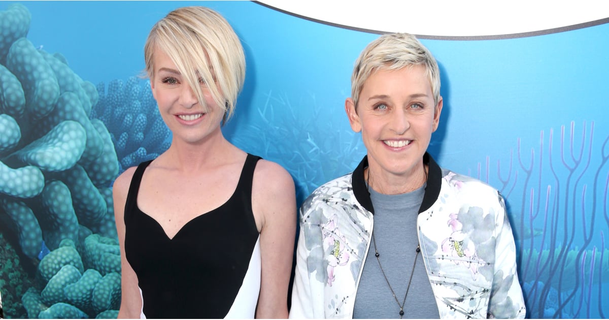 Ellen DeGeneres and Portia de Rossi at Finding Dory Premiere | POPSUGAR ...