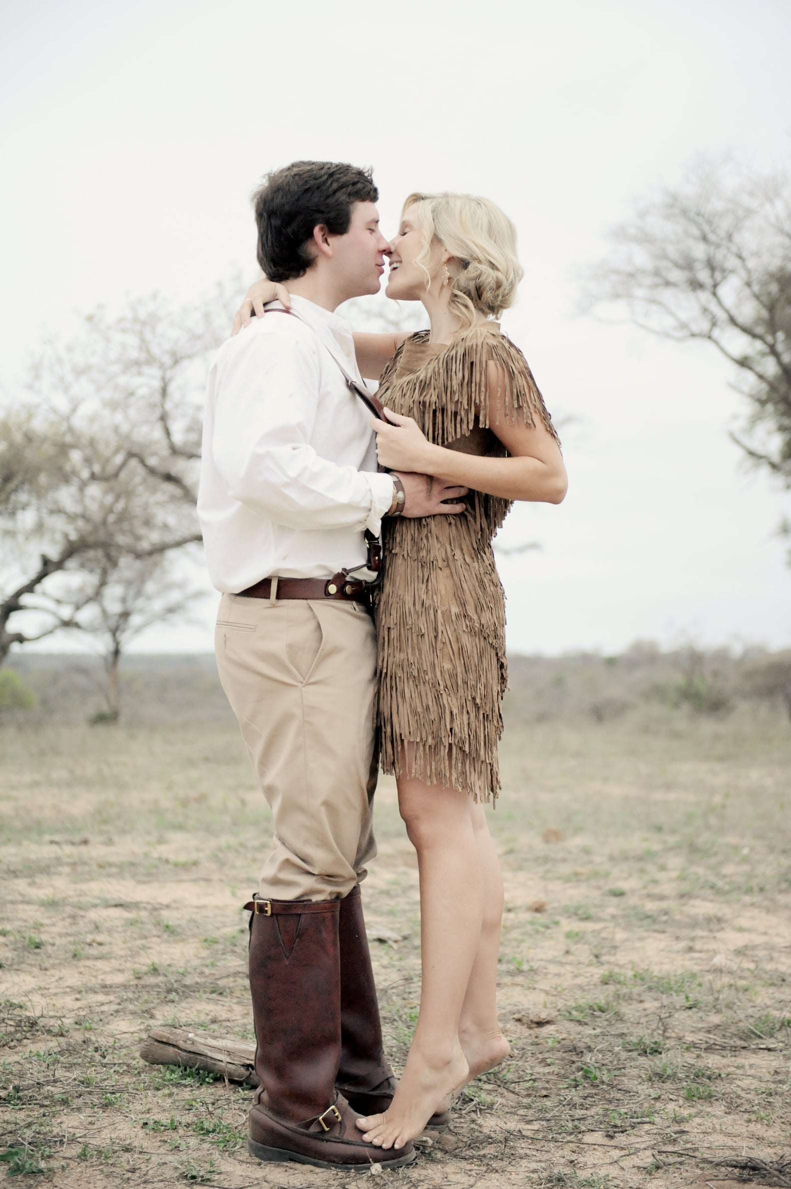 South African Safari Wedding With Elephants Popsugar Love