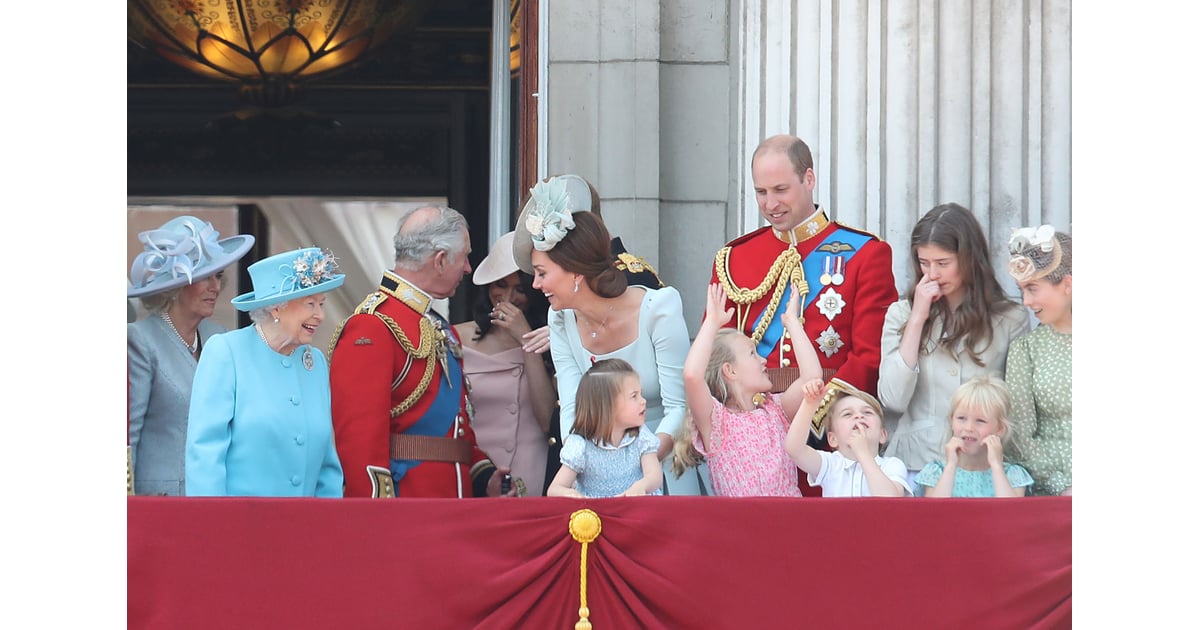 The Royal Family at Buckingham Palace | Royal Family at Trooping the ...