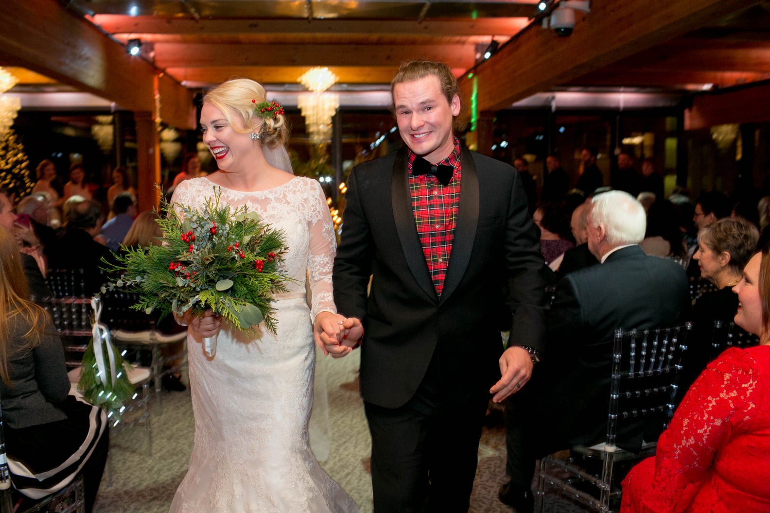 Plaid Holiday Wedding | PS Love