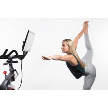 The Pivot Attaches to Your Peloton Bike to Swivel the Screen | PS Fitness