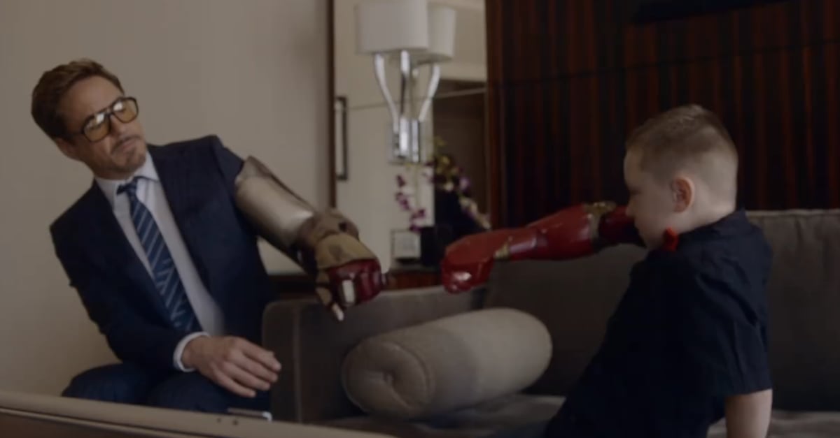 Robert Downey Jr. Gives Bionic Iron Man Arm to Little Boy | PS Celebrity