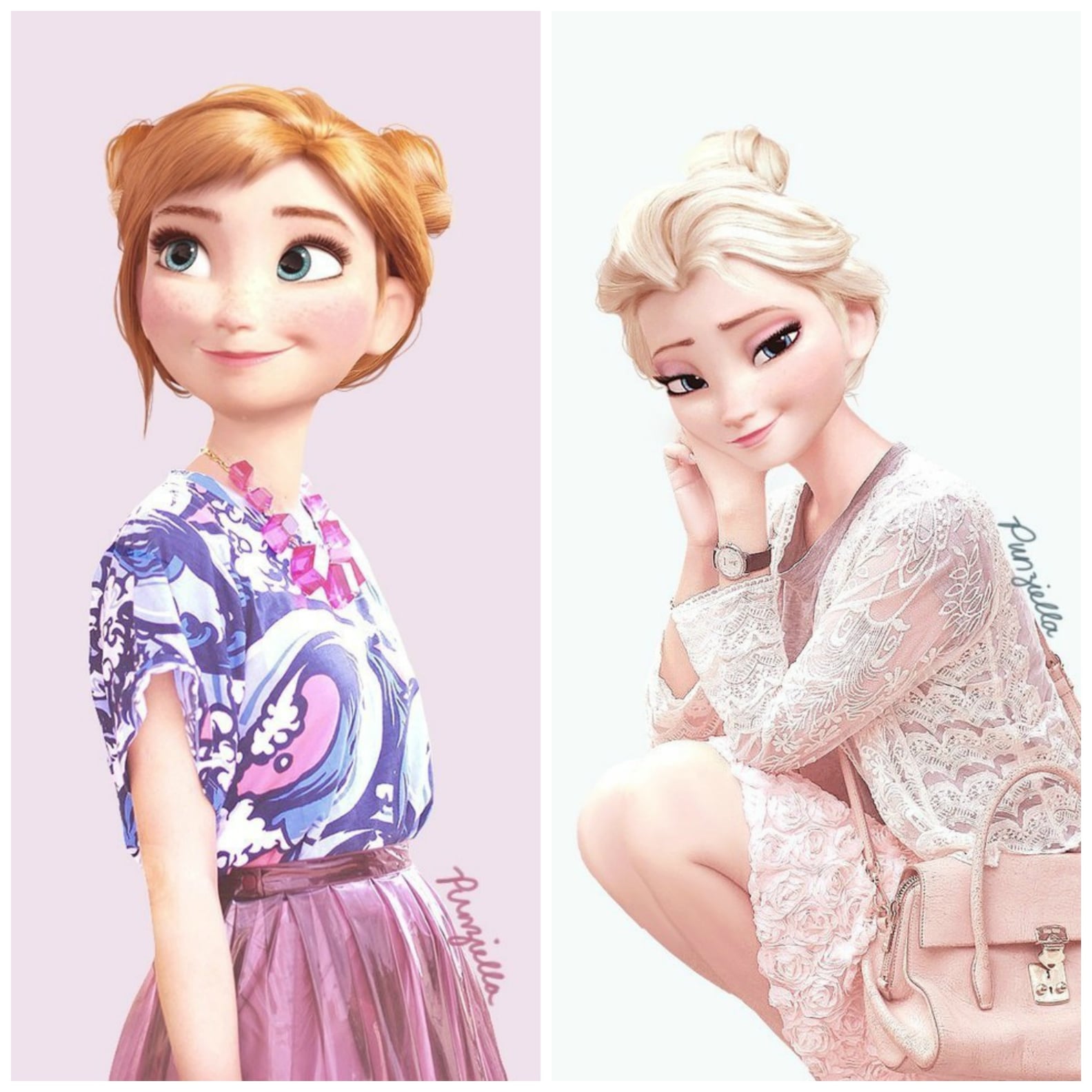 What Disney Characters Look Like in Regular Clothes | PS Fashion