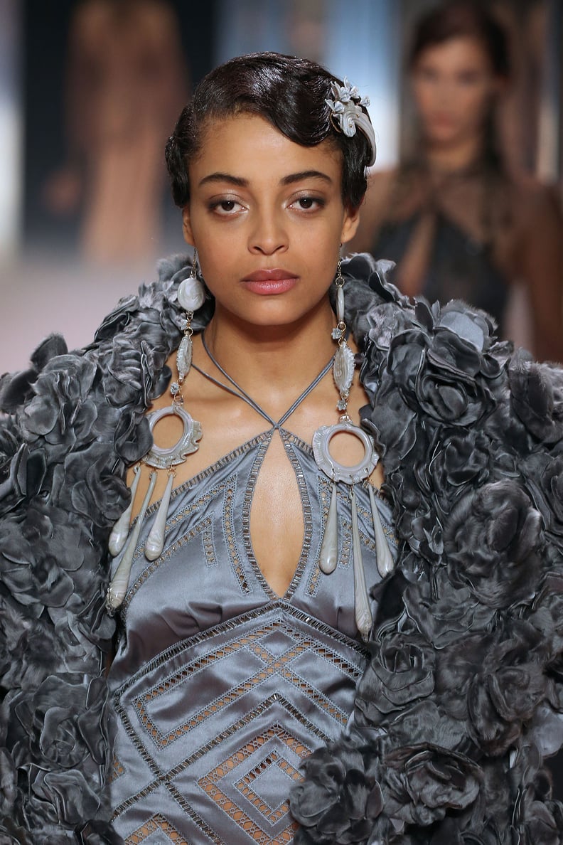 Fendi Spring 2021 Couture Featured Venetian Glass Hair Combs | PS UK Beauty