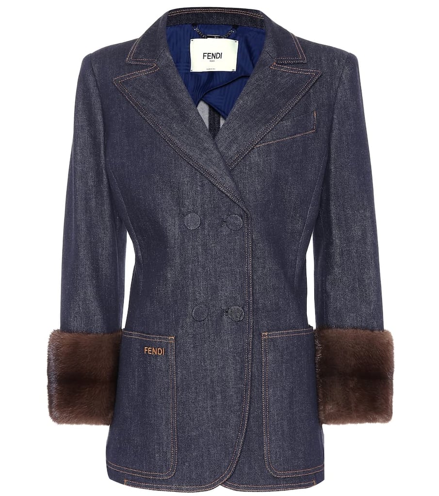 Priyanka Chopra's Fendi Denim Blazer February 2019 | POPSUGAR Fashion