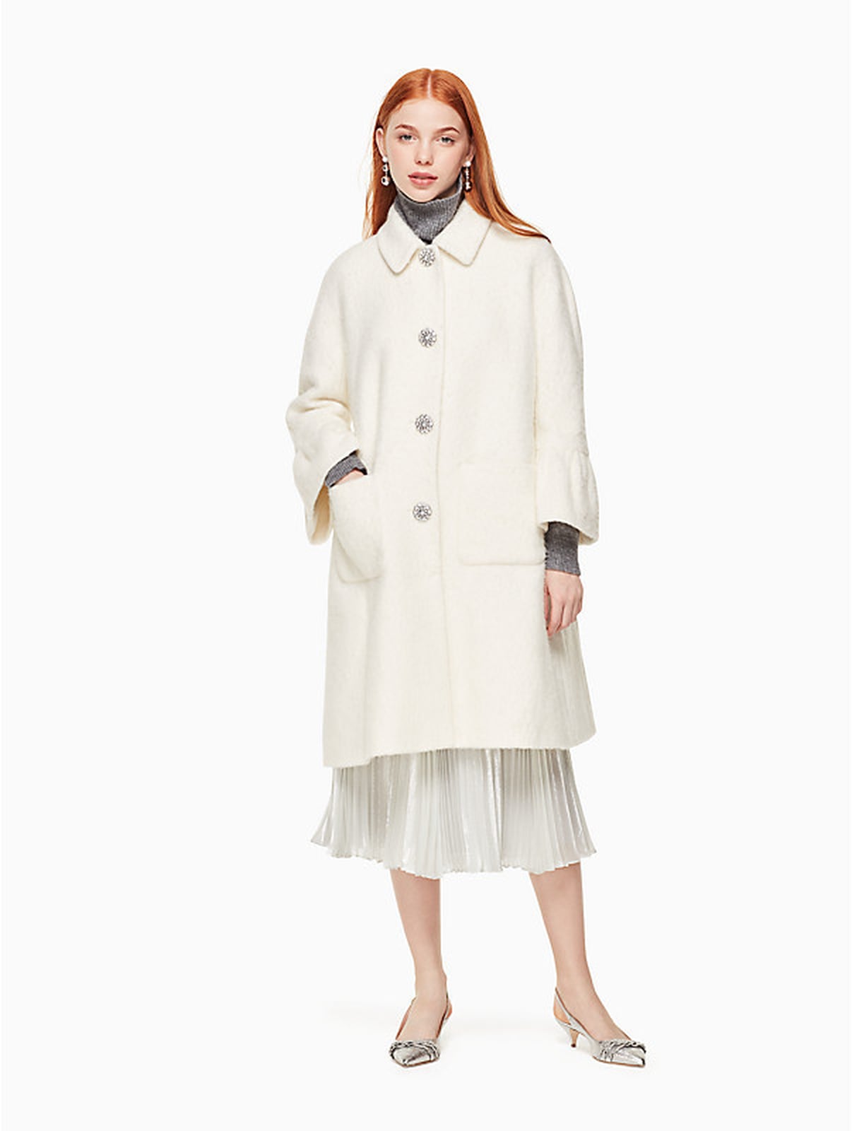 Kate Middleton's Cream Goat Coat | PS Fashion