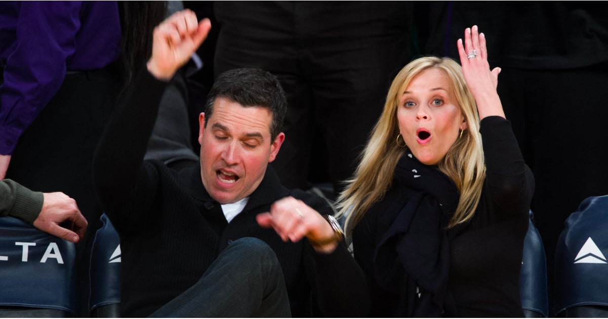 Celebrities Cheering at Sports Games | POPSUGAR Celebrity