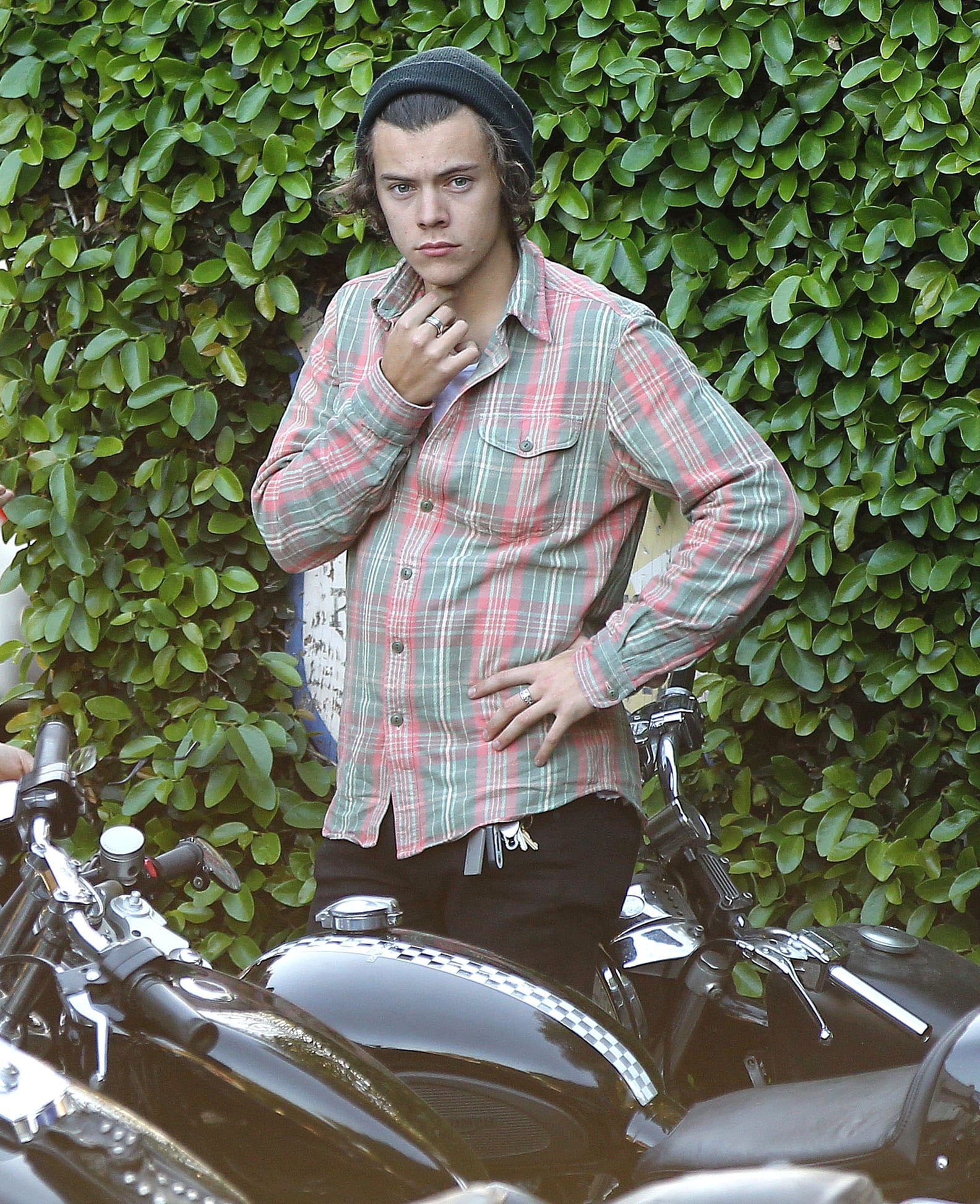 Harry Styles on a Motorcycle | PS Celebrity