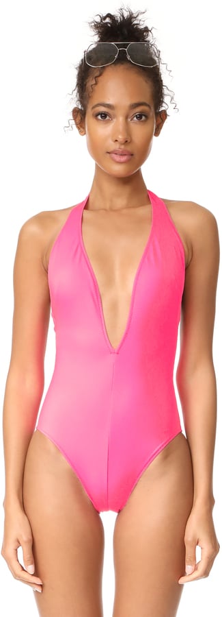Solid And Striped The Willow One Piece Demi Lovato Pink One Piece