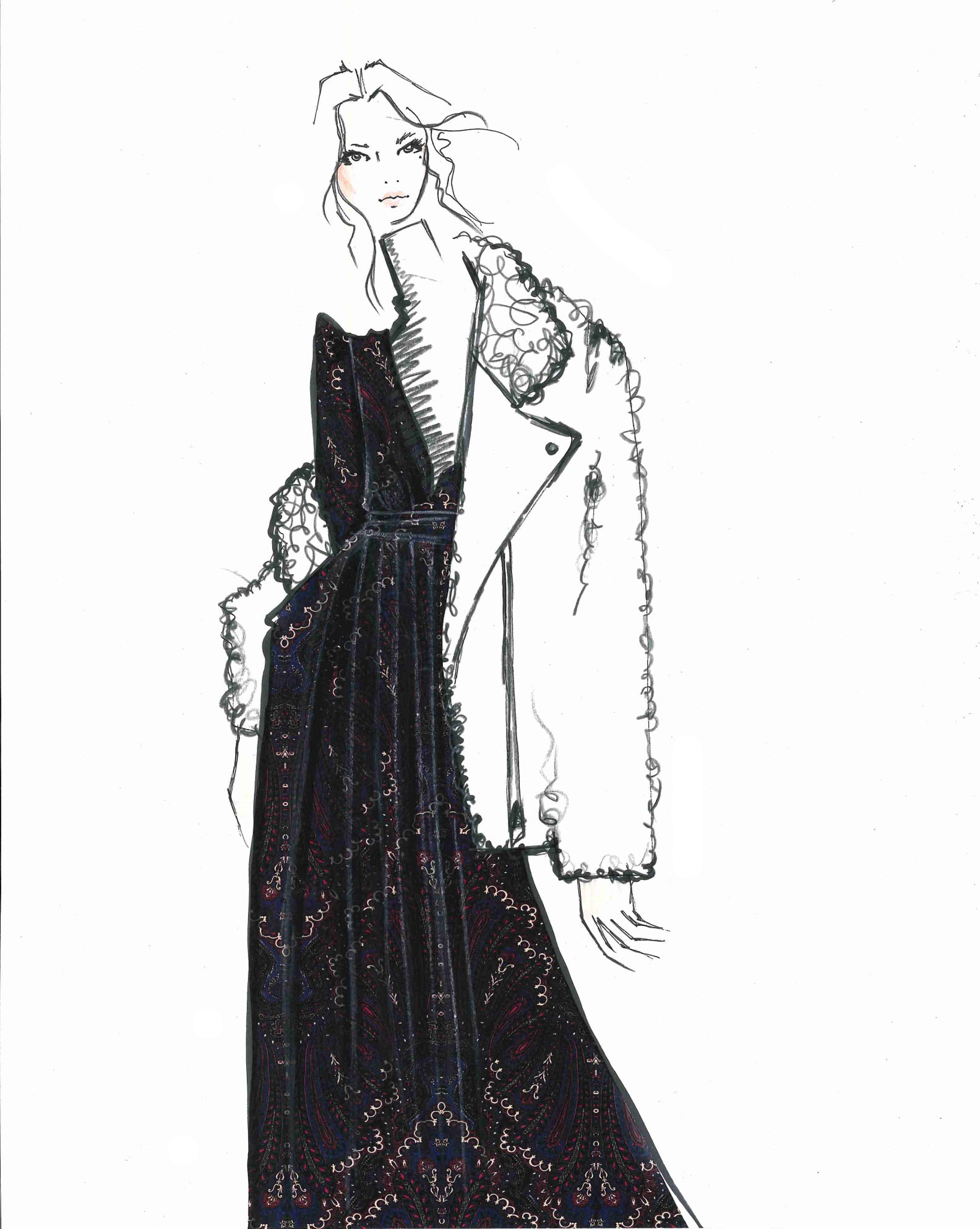 Designer Sketches From New York Fashion Week Fall 2015 | PS Fashion