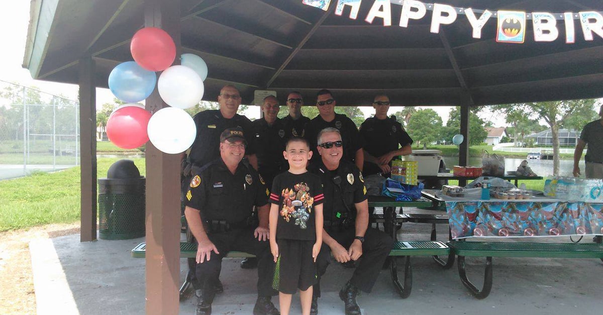 Police Officers Host Birthday Party For Kids With Autism | PS Family