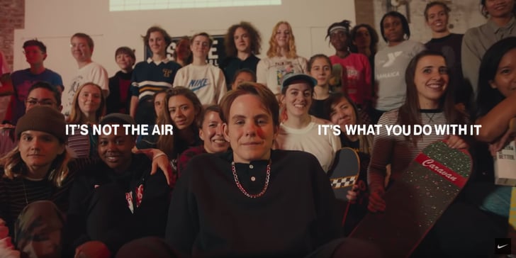 Watch Skateboarder Leo Baker's Inclusive, Inspiring Nike Ad | POPSUGAR ...