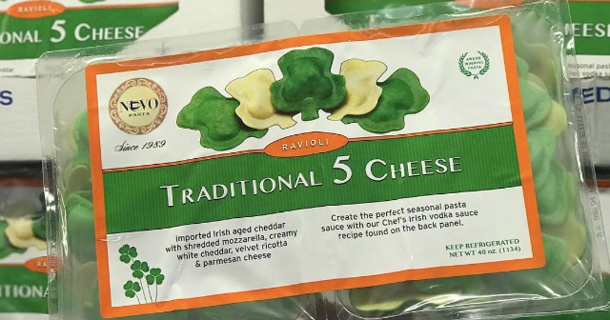 Shamrock-Shaped Ravioli at Costco | PS Food