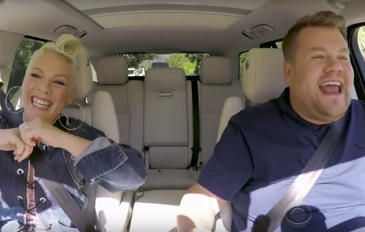 Pink Carpool Karaoke | POPSUGAR Celebrity