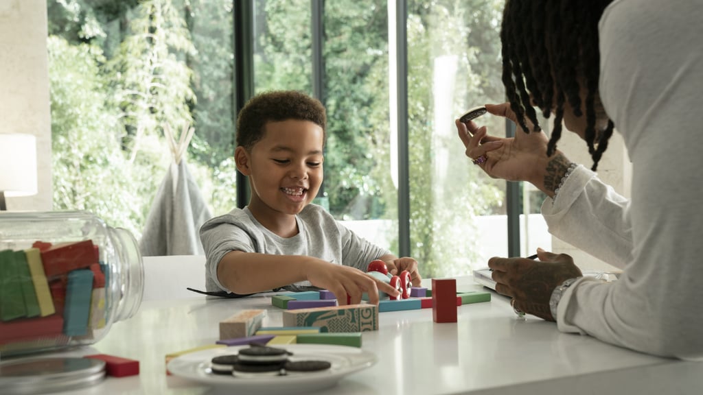 Oreo Song With Wiz Khalifa and His Son, Sebastian | POPSUGAR Family