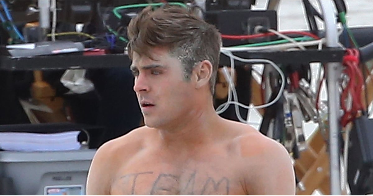Zac Efron in His Underwear on the Set of Dirty Grandpa | POPSUGAR Celebrity