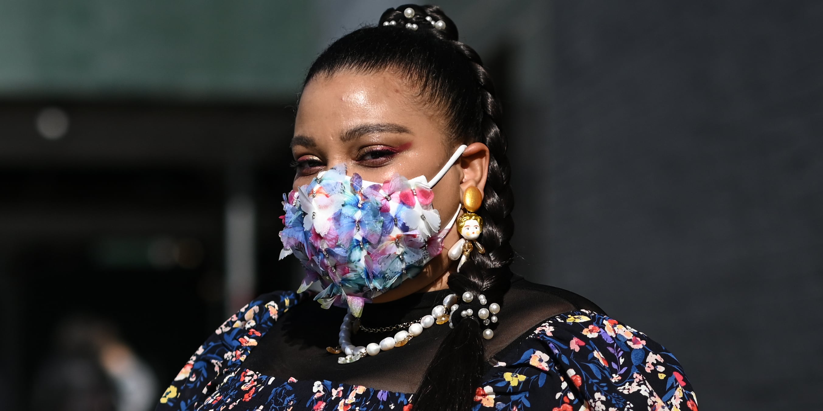10 Street Style Outfits With Face Masks at Fashion Week | PS Fashion