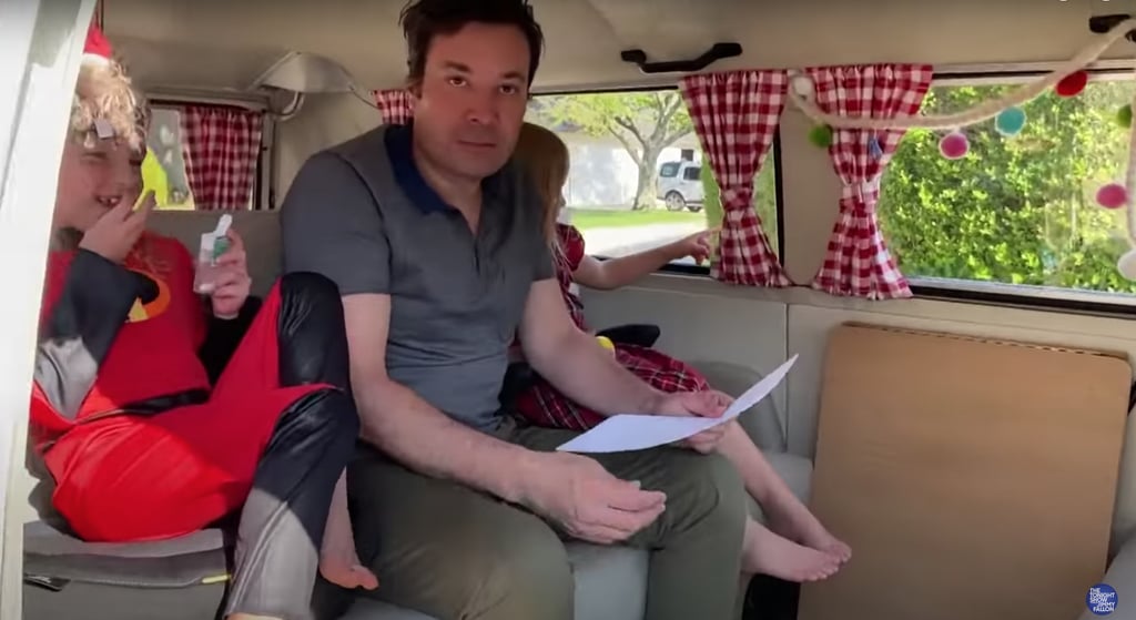 See Pictures of Jimmy Fallon's VW Bus on The Tonight Show | POPSUGAR Home